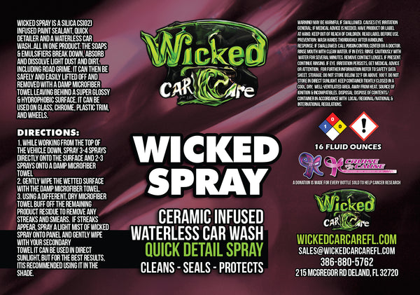 Wicked Spray – Wicked Car Care